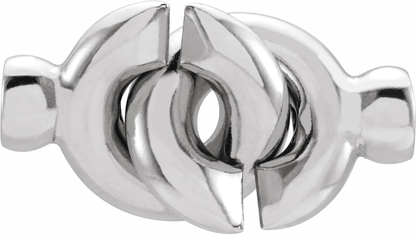 Hollow Interlocking Clasp with Tie Bar End Caps – Hps1source